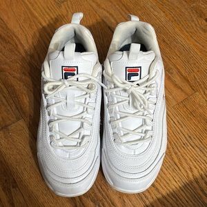 Fila | Shoes | Fila White Chunky Sneakers For Women | Poshmark